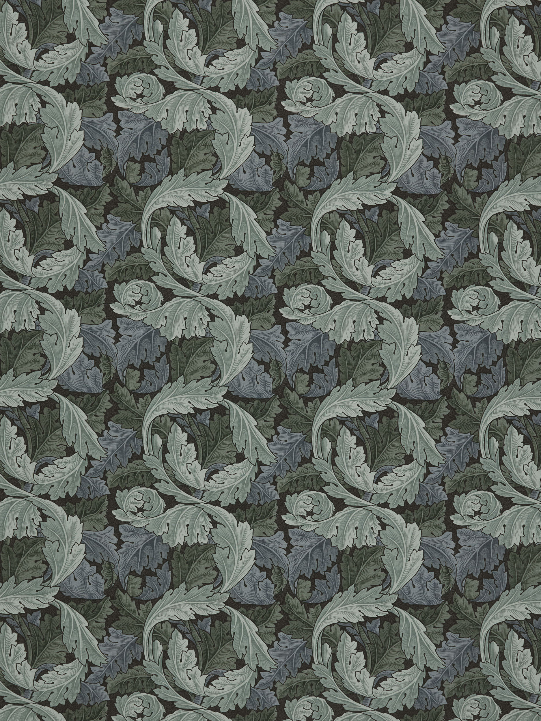 Acanthus - Indigo – Shamrock Linens